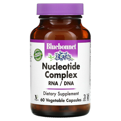 Nucleotide complex, rna / dna, 60 vegetable capsules by Bluebonnet ...