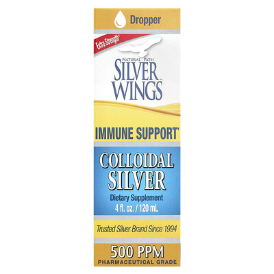 Colloidal silver, extra strength, 500 ppm, 4 fl oz (120 ml) oleh ...