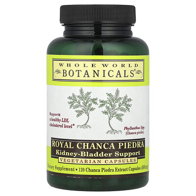 Royal chanca piedra, kidney-bladder support, 400 mg, 120 vegetarian ...