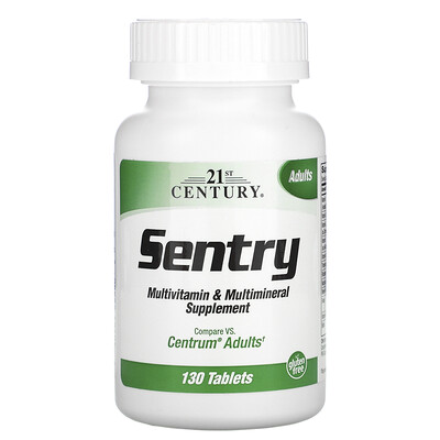 Sentry, adults multivitamin & multimineral supplement, 130 tablets by ...