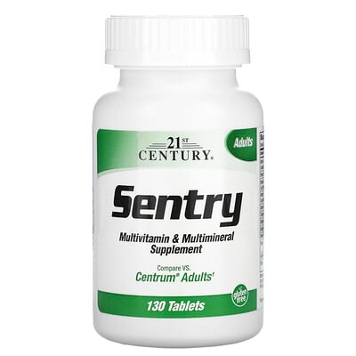 Sentry, adults multivitamin & multimineral supplement, 130 tablets by ...