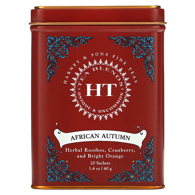 Ht tea blend, african autumn, 20 sachets, 1.4 oz (40 g) by Harney ...