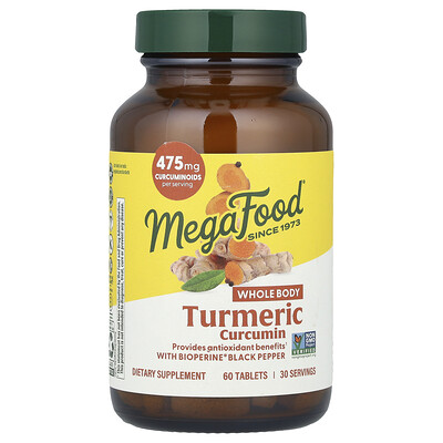 Turmeric curcumin, 60 tablets by Megafood Reviews - Vitamins ...