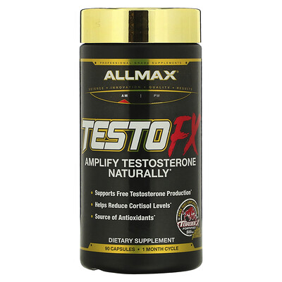 Testofx™, 90 capsules by Allmax : review - Vitamins & supplements ...