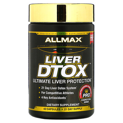 Liver d-tox™, ultimate liver protection, 42 capsules by Allmax Reviews ...