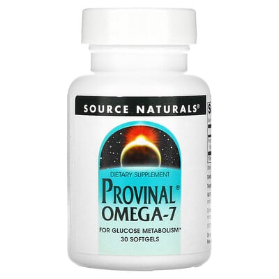 Provinal omega-7, 30 softgels by Source naturals : review - Vitamins ...