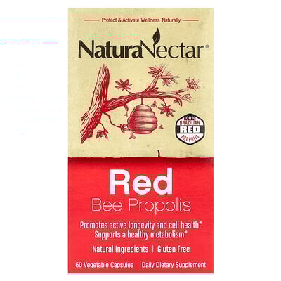 Red bee propolis, 60 vegetable capsules by Naturanectar : review ...