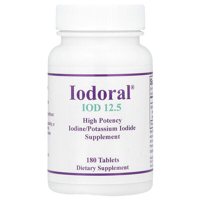 Iodoral®, iod 12.5, 180 tablets by Optimox : review - Vitamins ...