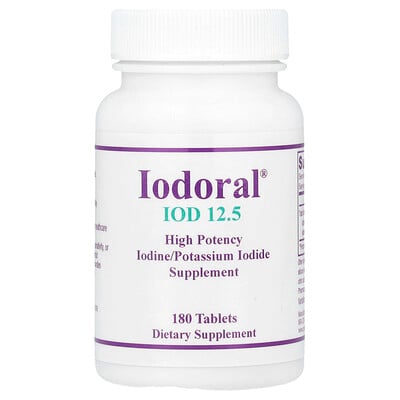 Iodoral®, iod 12.5, 180 tablets by Optimox : review - Vitamin ...