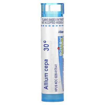 Allium cepa, 30c, allergy relief, approx 80 pellets by Boiron : review ...