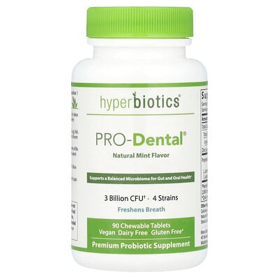 Pro-dental® probiotic, natural mint, 90 chewable tablets by ...