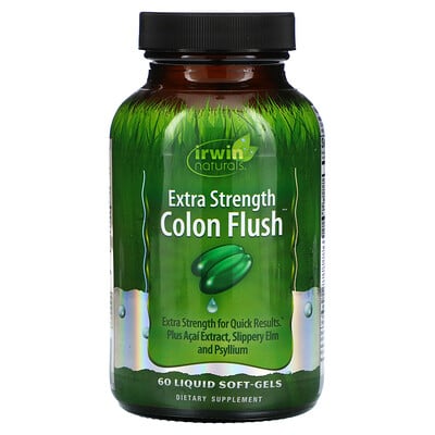 Extra strength colon flush, 60 liquid soft-gels by Irwin naturals ...
