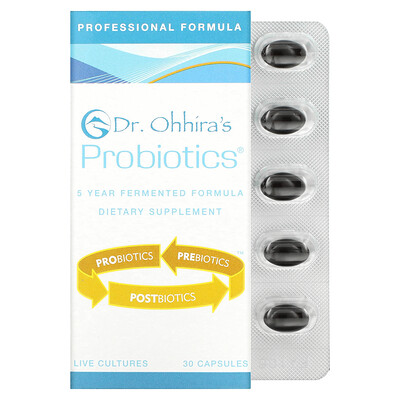 Professional formula probiotics, 30 capsules by Dr. ohhira's : review - Vitamins & supplements ...