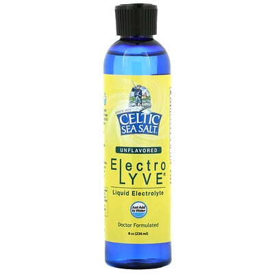 Electro lyve, liquid electrolyte, 8 oz (236 ml) by Celtic sea salt ...