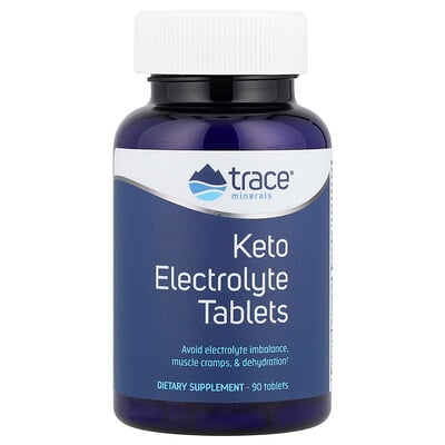 Keto electrolyte tablets, 90 tablets by Trace : review - Vitamins ...