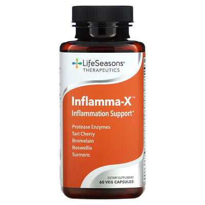 Inflamma-x, inflammation support, 60 veg capsules by Lifeseasons ...