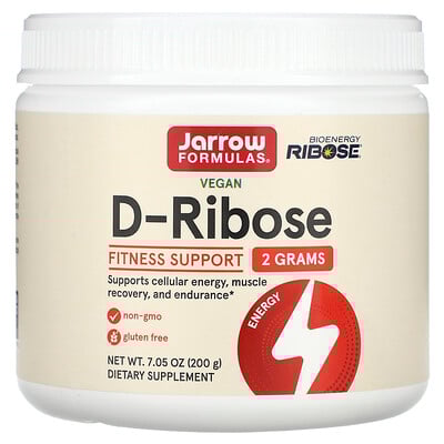 Vegan d-ribose, 2 g, 7.05 oz (200 g) by Jarrow formulas Reviews ...