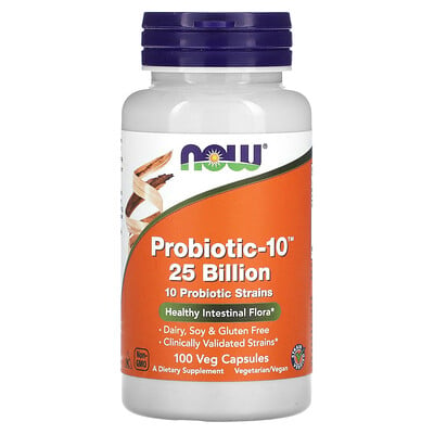Probiotic-10, 25 billion, 100 veg capsules by Now foods : review ...