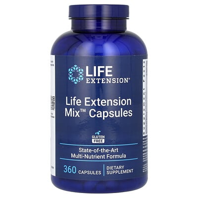 Life extension, life extension mix capsules, 360 capsules by Life ...