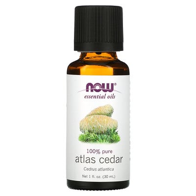 Now foods, essential oils, atlas cedar, 1 fl oz (30 ml) by Now foods ...