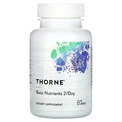 Thorne, basic nutrients 2/day, 60 capsules by Thorne : review ...