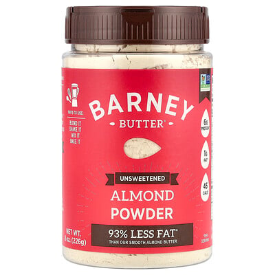 Barney butter, almond powder, unsweetened, 8 oz (226 g) by Barney ...
