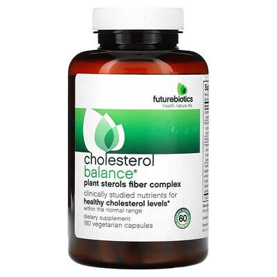 Futurebiotics, cholesterol balance, 180 vegetarian capsules by ...