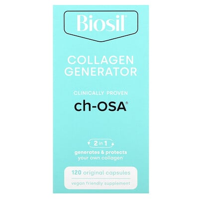 Biosil, collagen generator, 120 original capsules by Biosil : review ...