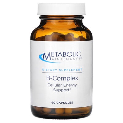 Metabolic maintenance, b-complex, 90 capsules by Metabolic maintenance ...