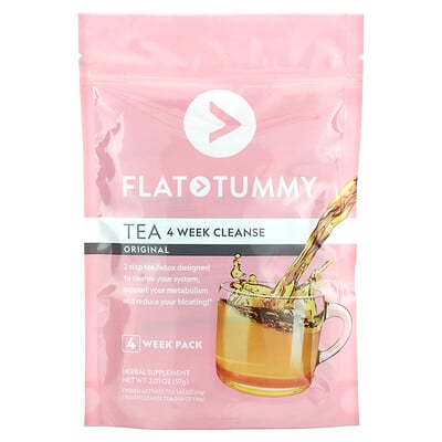 Flat tummy, tea, 4 week cleanse, original, 2.01 oz (57 g) by Flat tummy ...