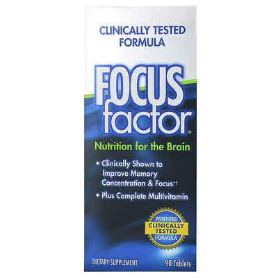 Focus factor, nutrition for the brain, 90 tablets by Focus factor ...