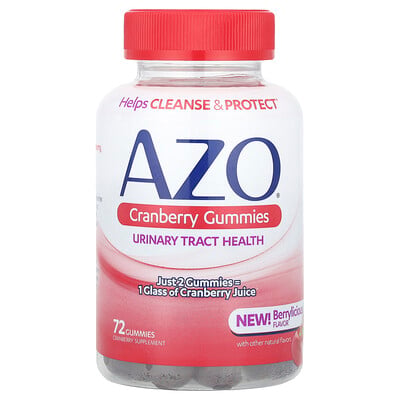 Azo, cranberry gummies, berrylicious, 72 gummies by Azo : review ...