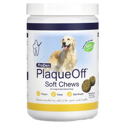 Proden, plaqueoff soft chews, for large & giant breed dogs, 90 soft ...