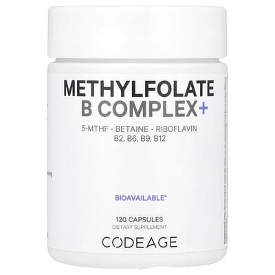 Codeage, methylfolate b complex, 120 capsules by Codeage : review - Vitamins & supplements ...