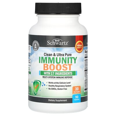 Bioschwartz, clean & ultra pure immunity boost, 90 capsules by ...