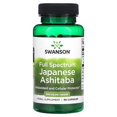 Swanson, full spectrum japanese ashitaba, 500 mg, 60 capsules by ...