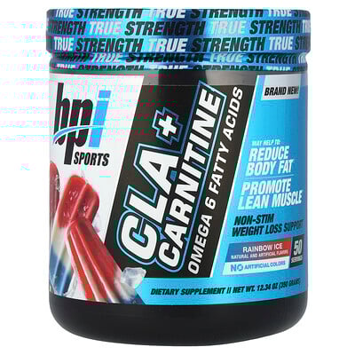 Cla + carnitine, rainbow ice, 12.34 oz (350 g) by Bpi sports : review ...
