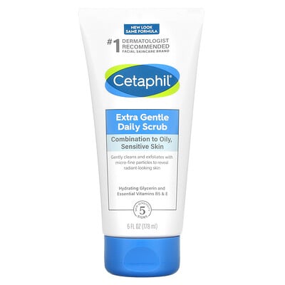 Extra gentle daily scrub, 6 fl oz (178 ml) by Cetaphil : review - Pelembap badan- Tryandreview.com