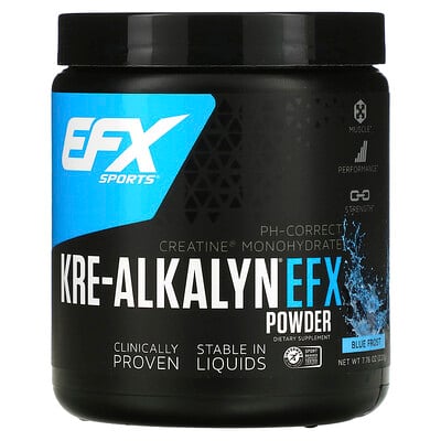Kre-alkalyn efx powder, blue frost, 7.76 oz (220 g) by Efx sports ...