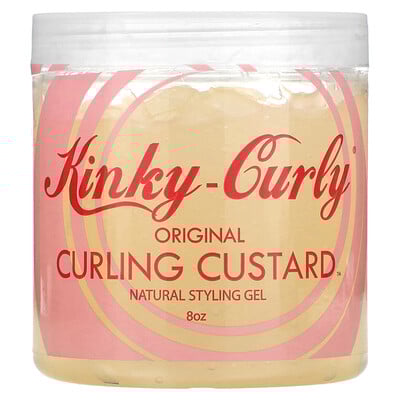Original curling custard, natural styling gel, 8 oz by Kinky-curly ...