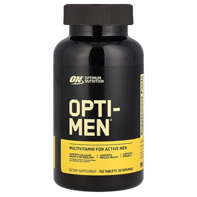 Opti-men®, 150 tablets by Optimum nutrition : review - 維生素和補充品 ...