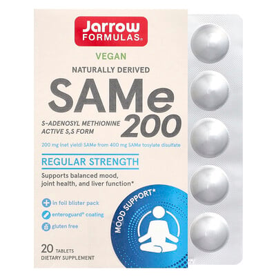 Same 200, 200 mg, 20 tablets by Jarrow formulas Reviews - Vitamins ...
