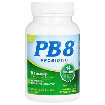 Pb 8 probiotic, 120 vegetarian capsules by Nutrition now Reviews ...