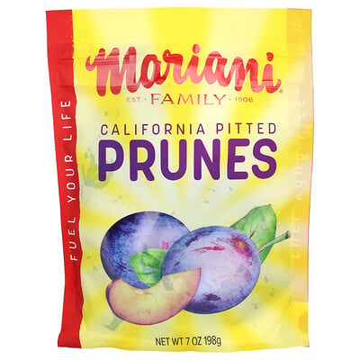 California pitted prunes, 7 oz (198 g) by Mariani dried fruit : review ...