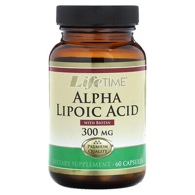 Alpha lipoic acid, 300 mg, 60 capsules by Lifetime vitamins Reviews ...