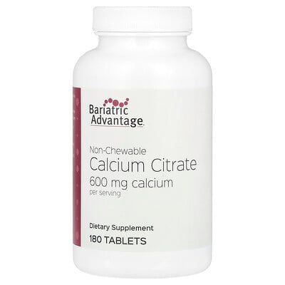 Non-chewable calcium citrate by Bariatric advantage Reviews - Vitamins ...