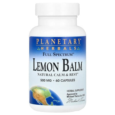 Full spectrum™ lemon balm by Planetary herbals Reviews - Vitamins ...