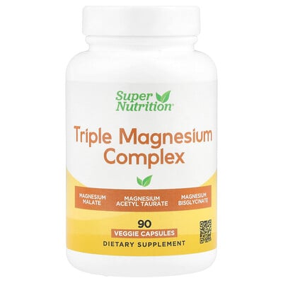Triple magnesium complex, 90 veggie capsules by Super nutrition Reviews ...