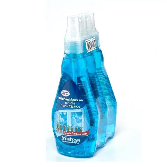 น้ำยาเช็ดกระจก by Aro : review - Cleaning supplies- Tryandreview.com