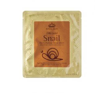 Royal skin - 24k gold snail bio cellulose mask sheet by Royal skin ...